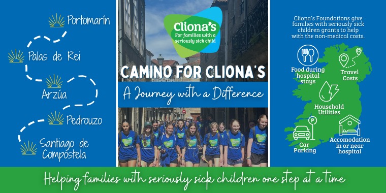 Fundraising page of Aideen Kinsella