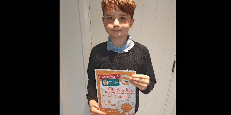 Fundraising page of Jordi's 5K Bog Run