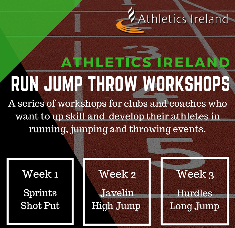 Run, Jump, Throw Workshops - Monaghan - Buy Tickets